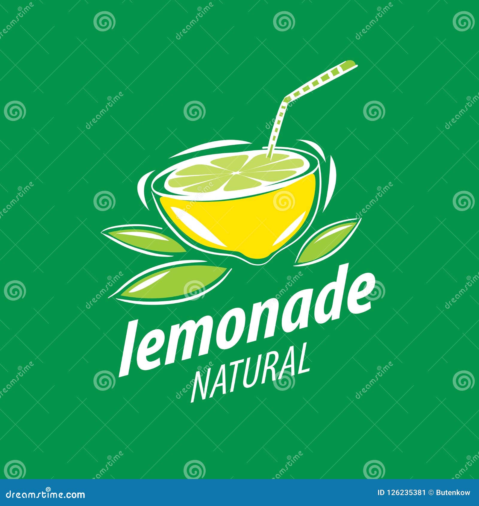 Logo for lemonade stock vector. Illustration of design - 126235381