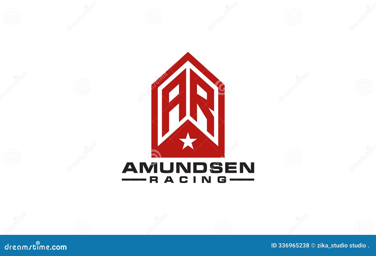 Logo Letter AR with Star Patriotic Theme Stock Illustration ...