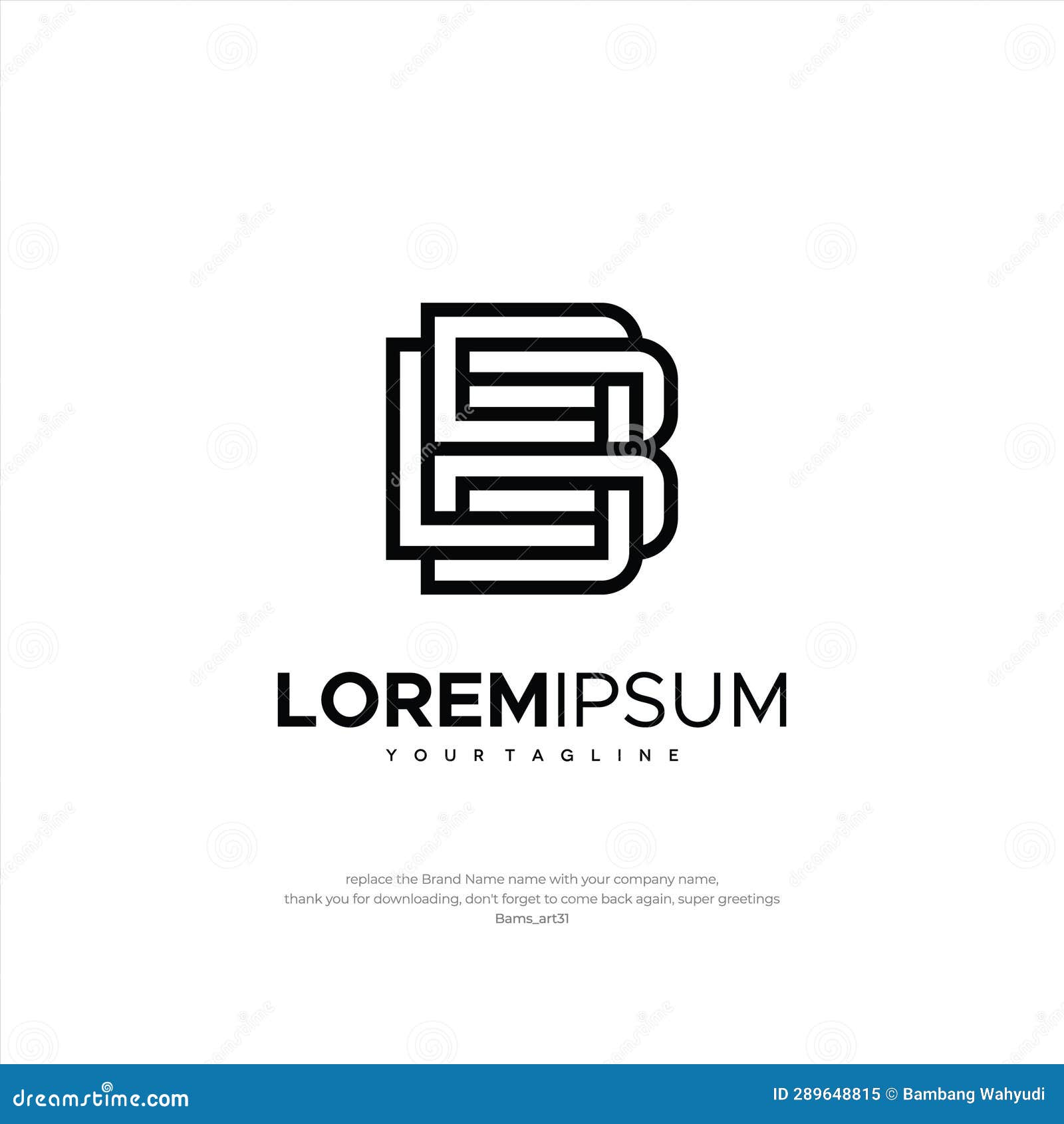 Logo Letter BB Vektor Logo Template Illustration Creative Design Stock ...