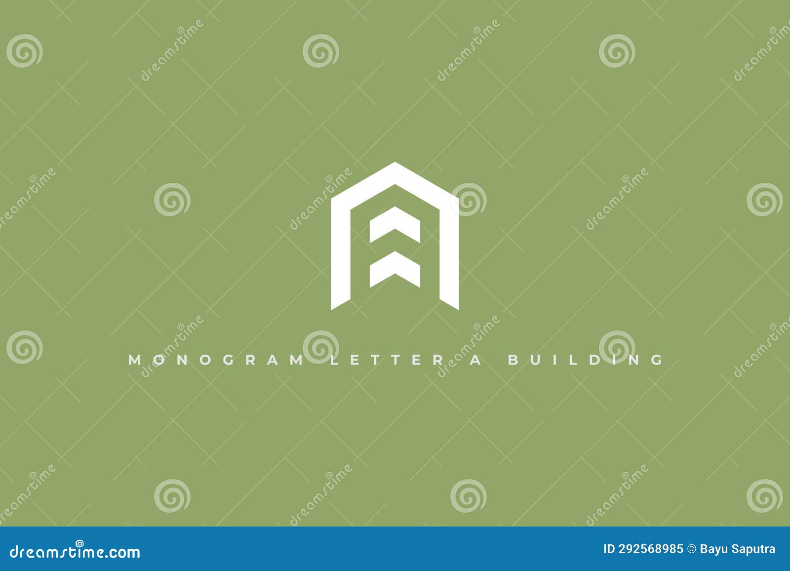 Logo Letter a Building Abstract Modern Minimalist Stock Illustration ...