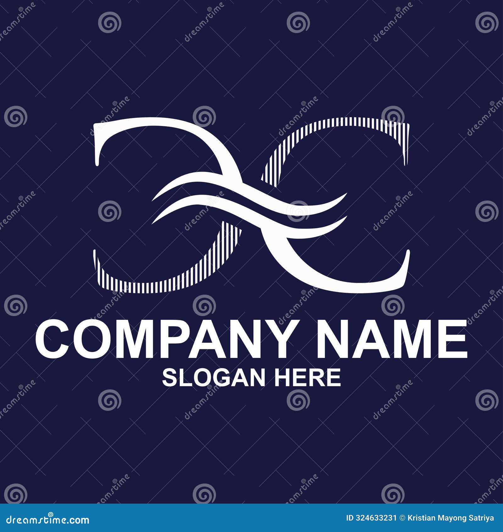Logo Letter C Vector Cc Letter Design for Company Stock Vector ...