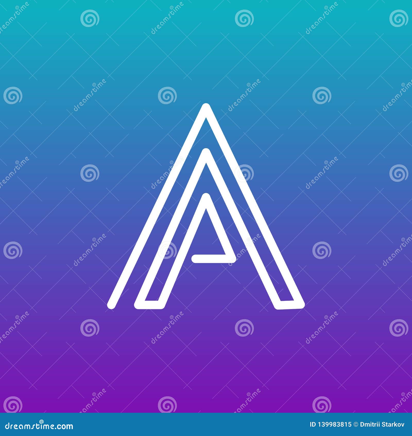 LOGO stock vector. Illustration of brand, initial, link - 139983815