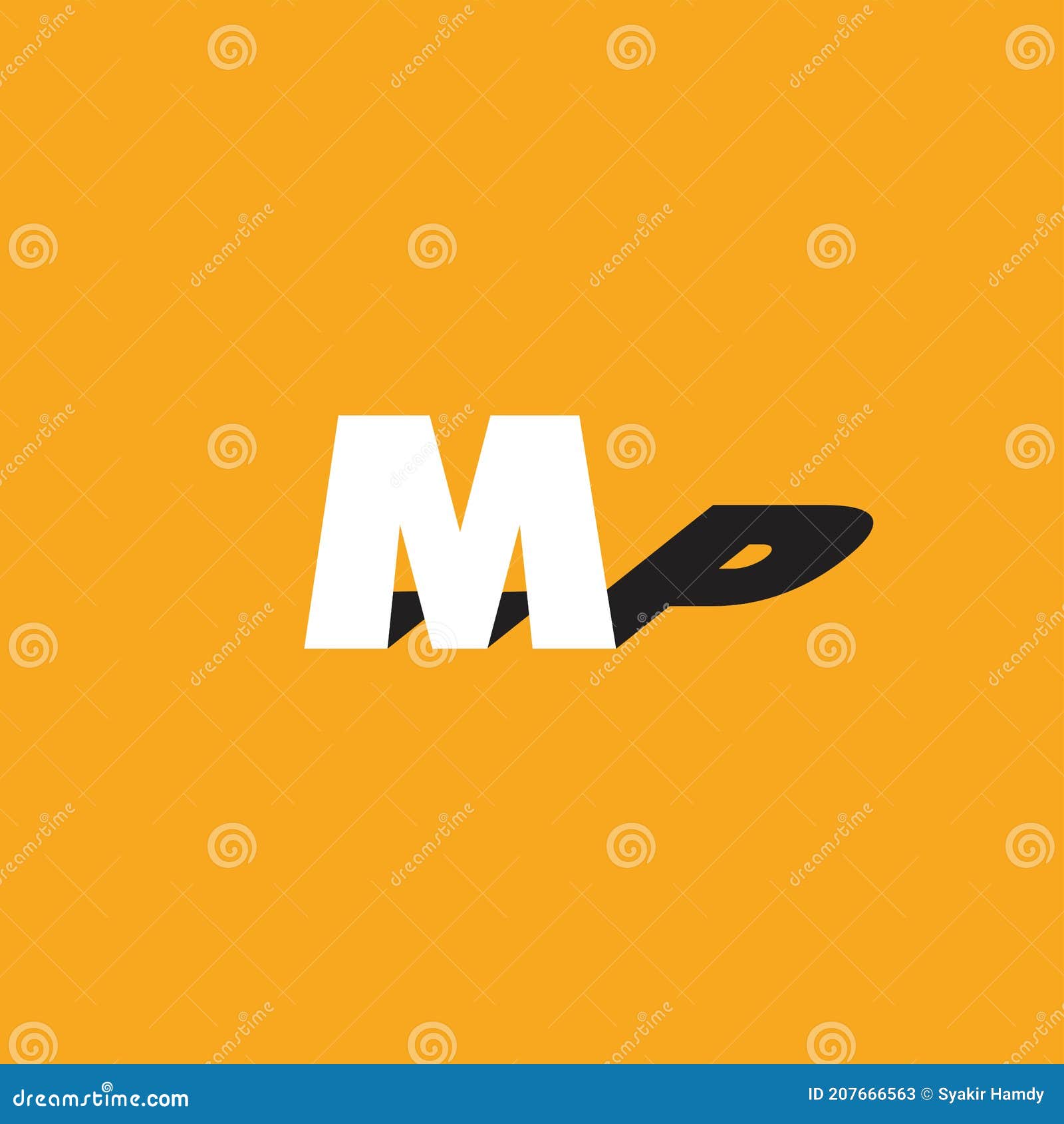 Logo Letter Initial MP M P for Branding Identity Stock Vector ...