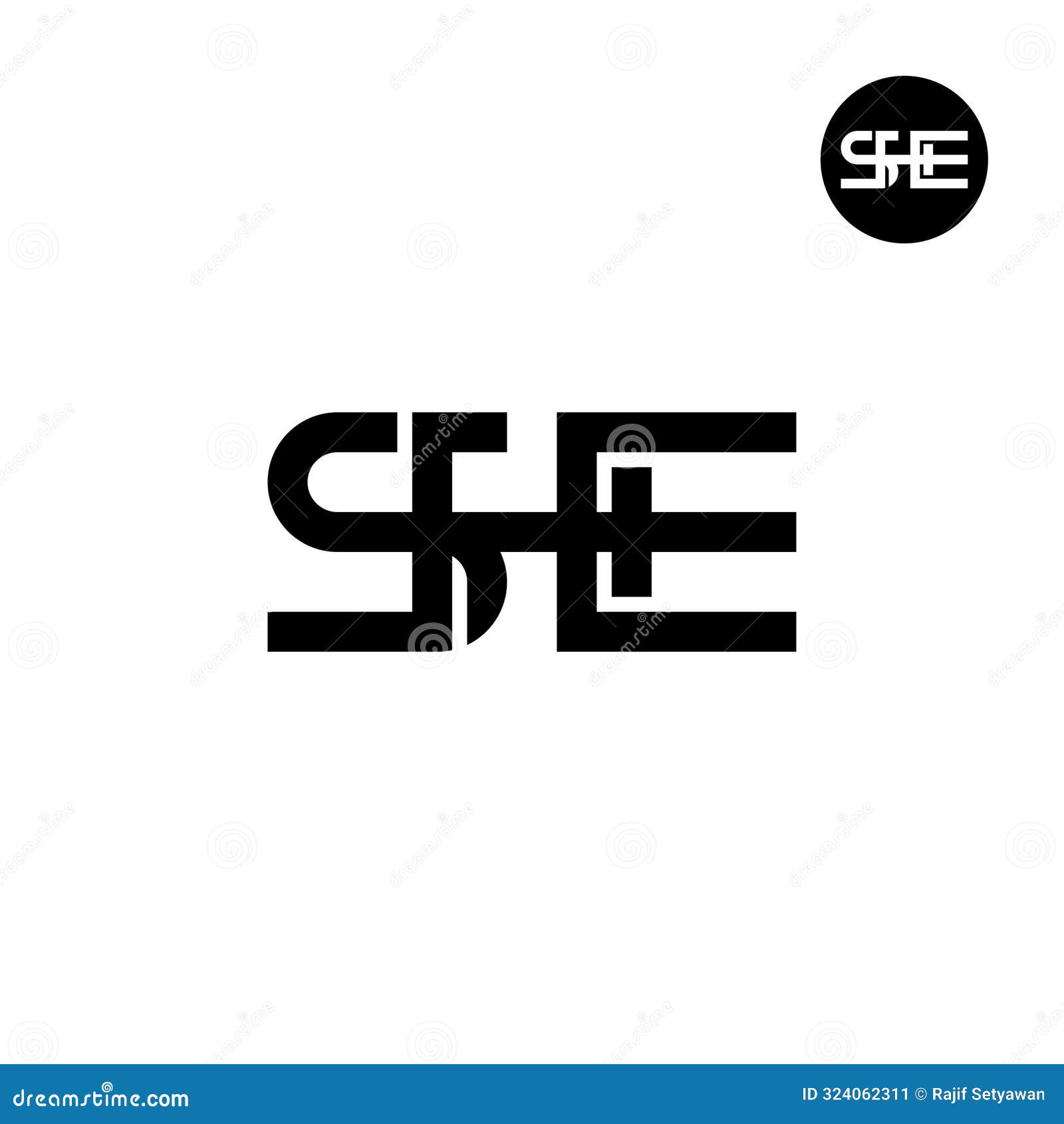 She Logo Letter Monogram Design Stock Vector - Illustration of letters ...