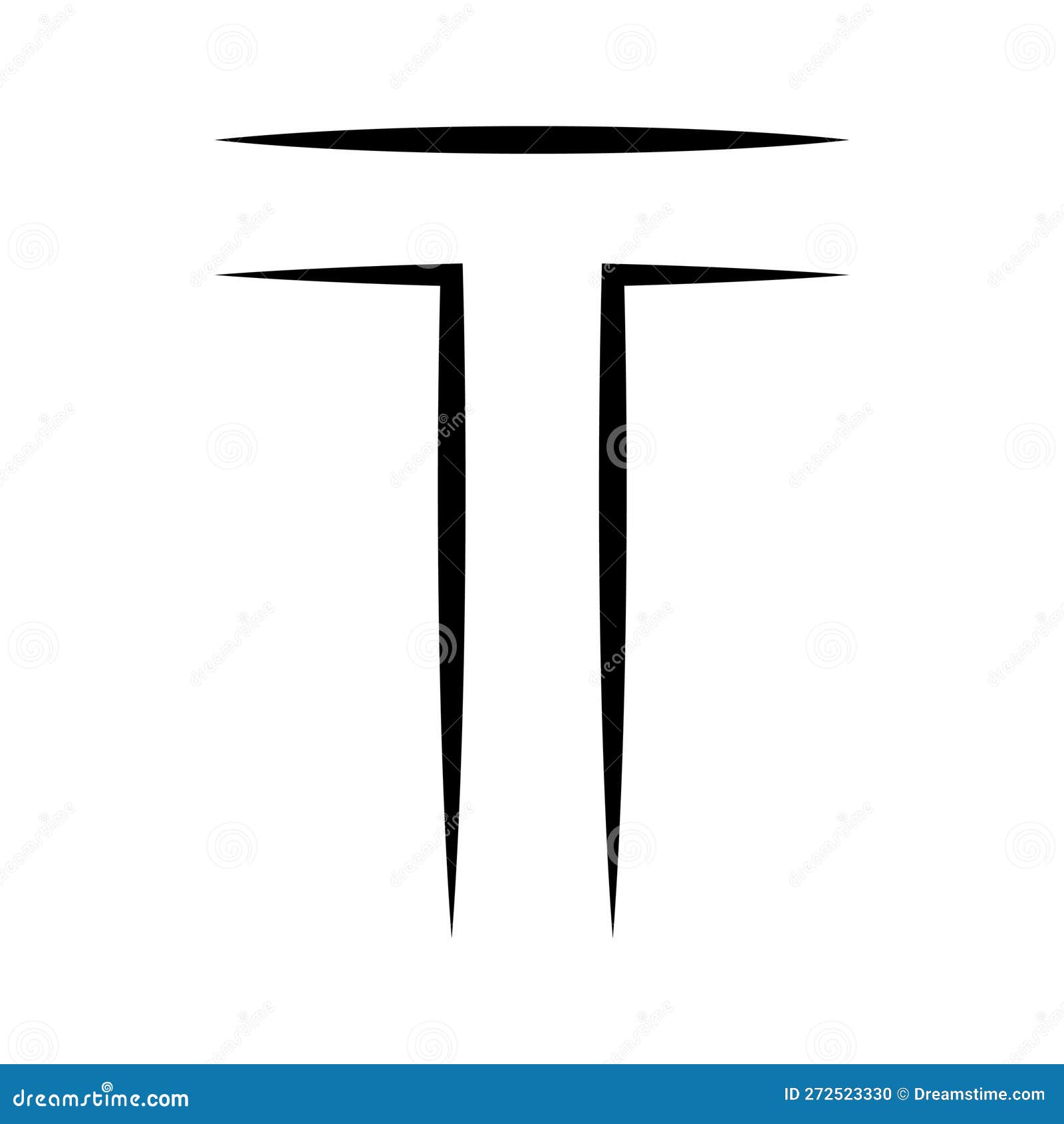 Logo Letter T Icon Axis Alphabet Logotype T Emblem Stock Vector ...