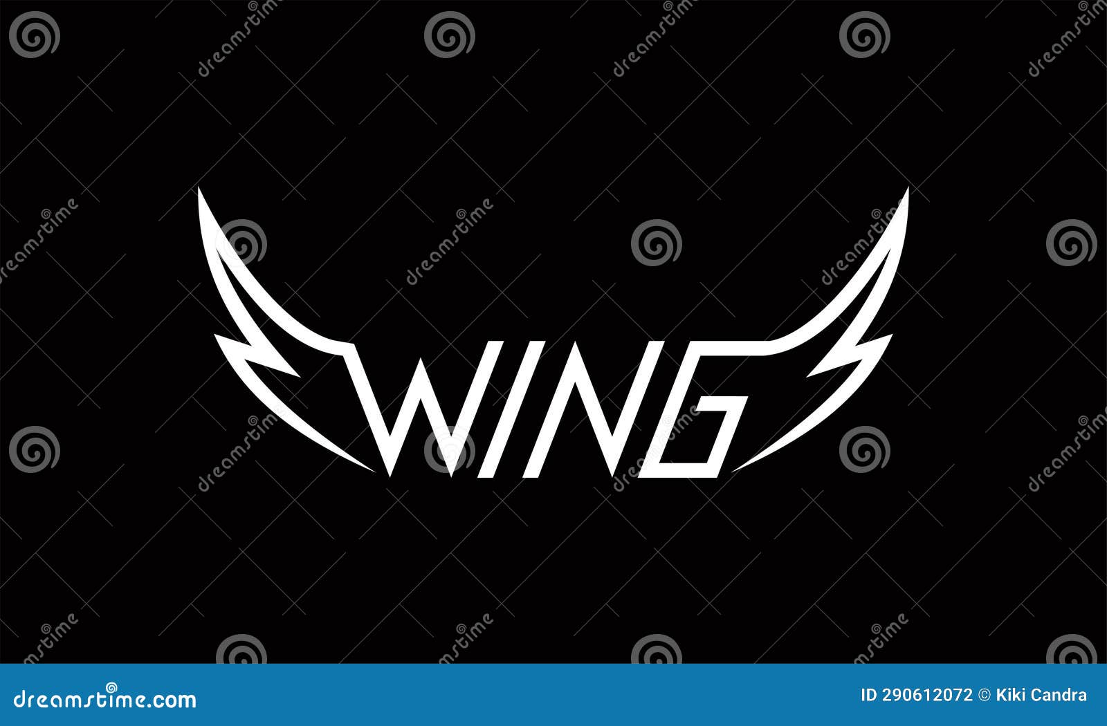 Logo Letter Wing Design Template Stock Vector - Illustration of ...