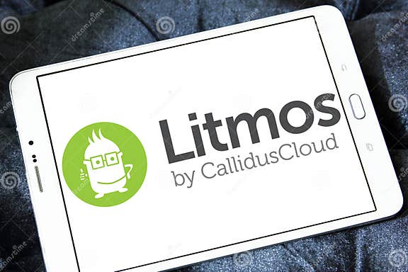 Litmos platform logo editorial stock image. Image of customer - 118467689