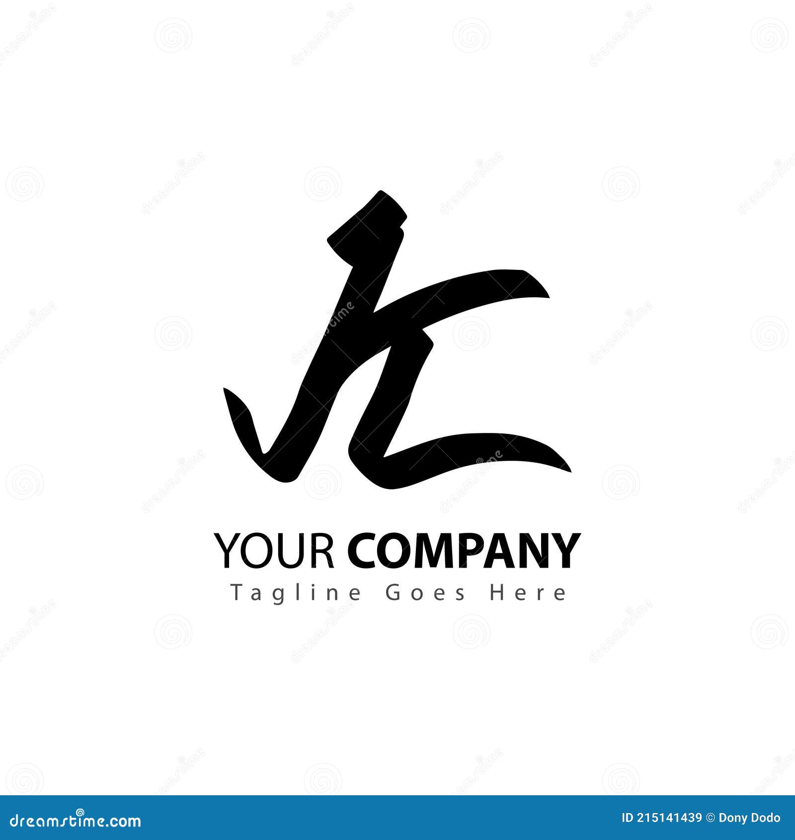 Logo Lettering Design stock vector. Illustration of identity - 215141439