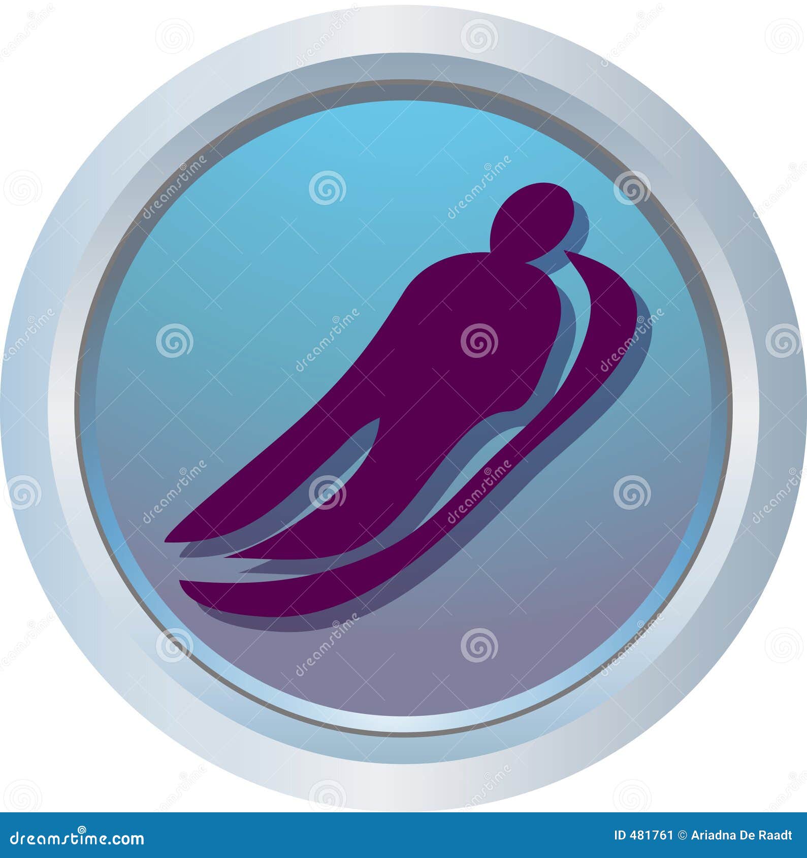Logo of Luge stock illustration. Illustration of games - 481761
