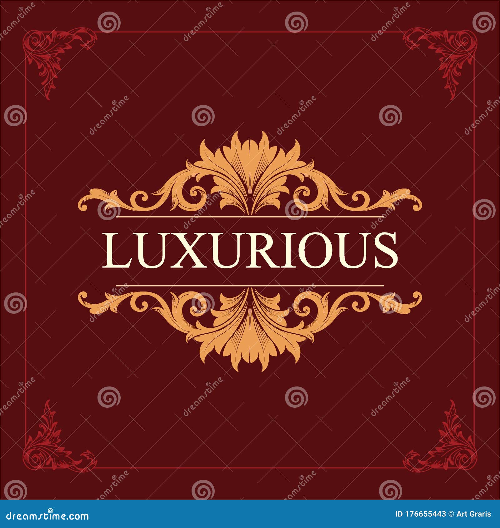Logo Luxurious Vector Illustrations Label Premium Stock Illustration ...
