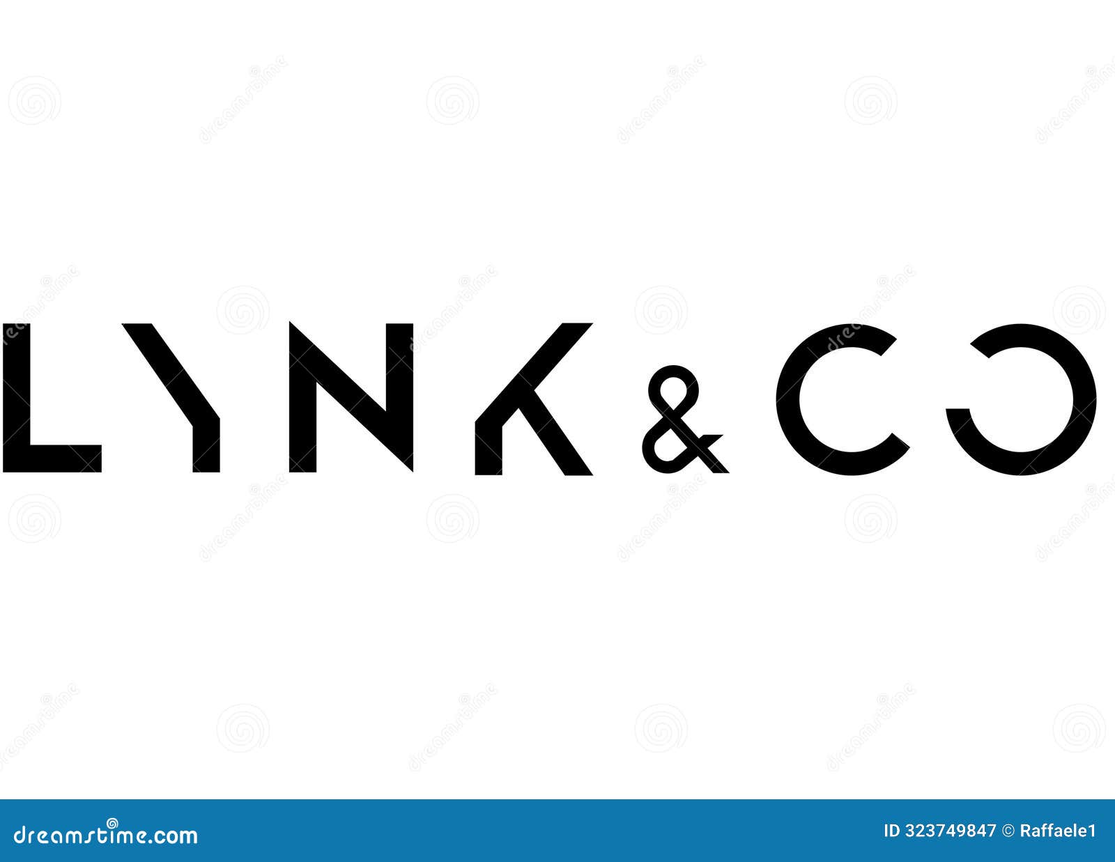 Logo Lynk e Co stock illustration. Illustration of vector - 323749847