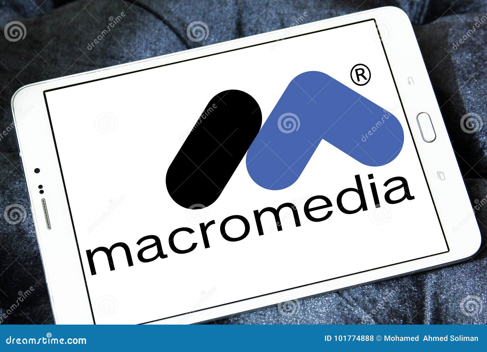 Macromedia Software Company Logo Editorial Stock Photo - Image of ...