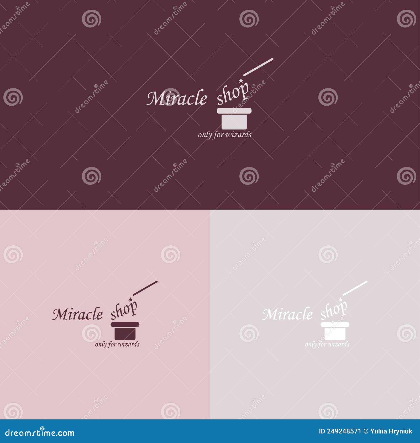 Logo for a magic shop stock vector. Illustration of magical - 249248571