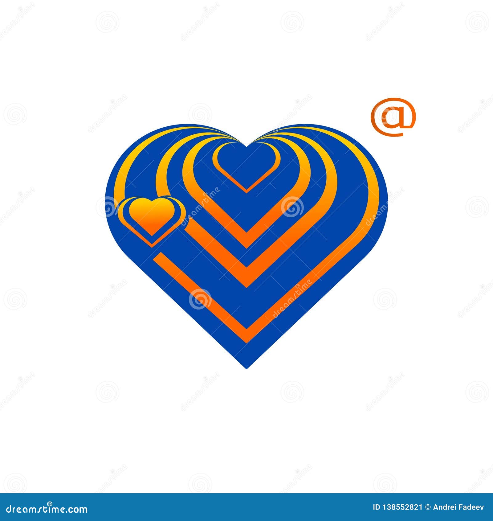 Logo Mail. Excellent Design. Stock Vector - Illustration of heart ...