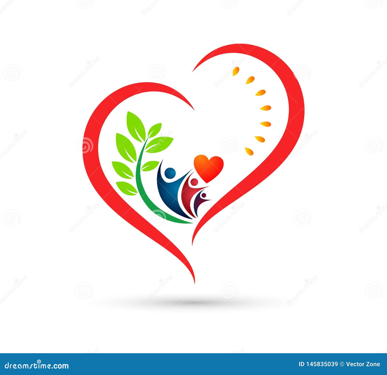 People Care Icon Logo Design Element. Family Help Together Logo Stock ...