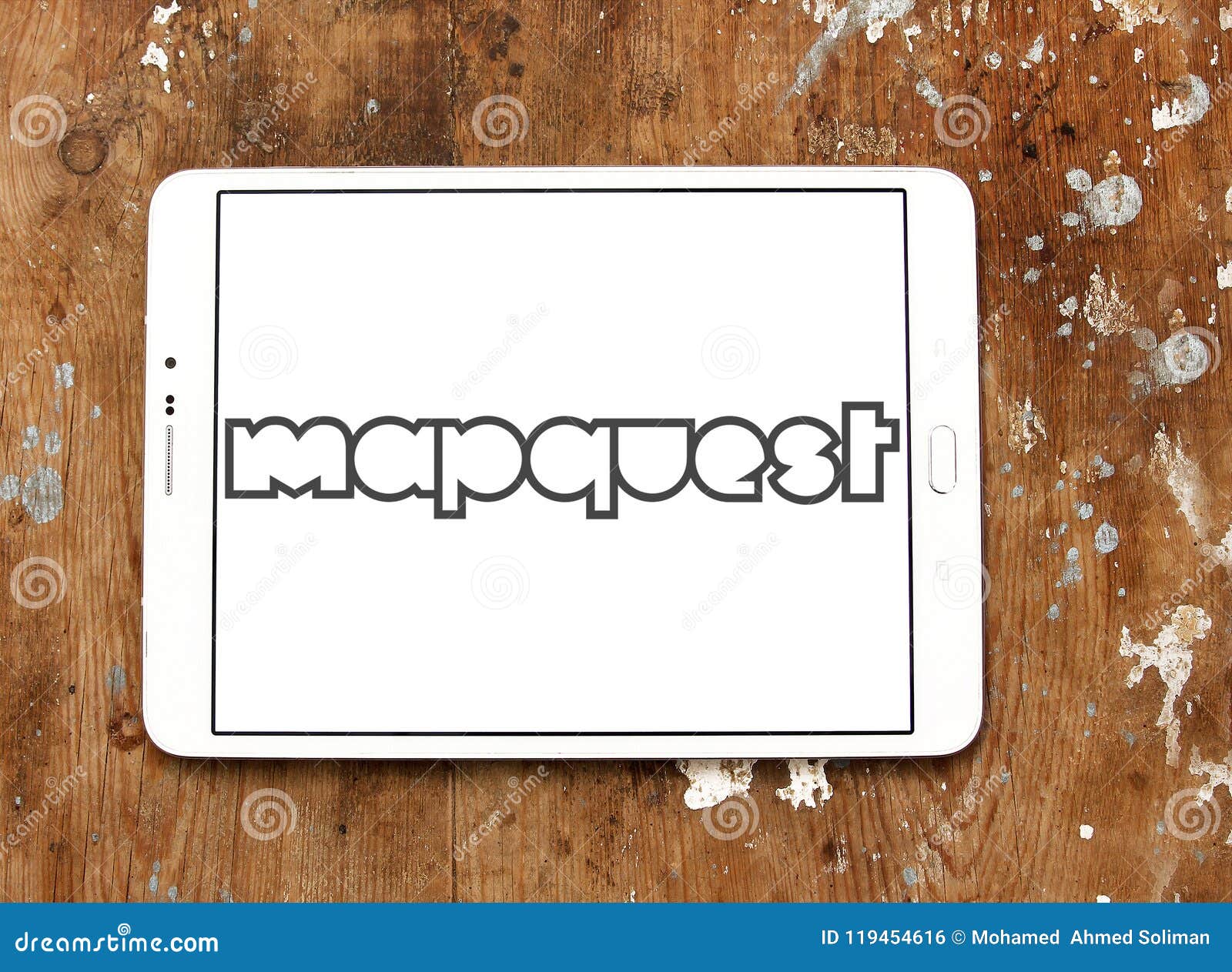 Mapquest Web Mapping Service Logo Editorial Photo - Image of service ...