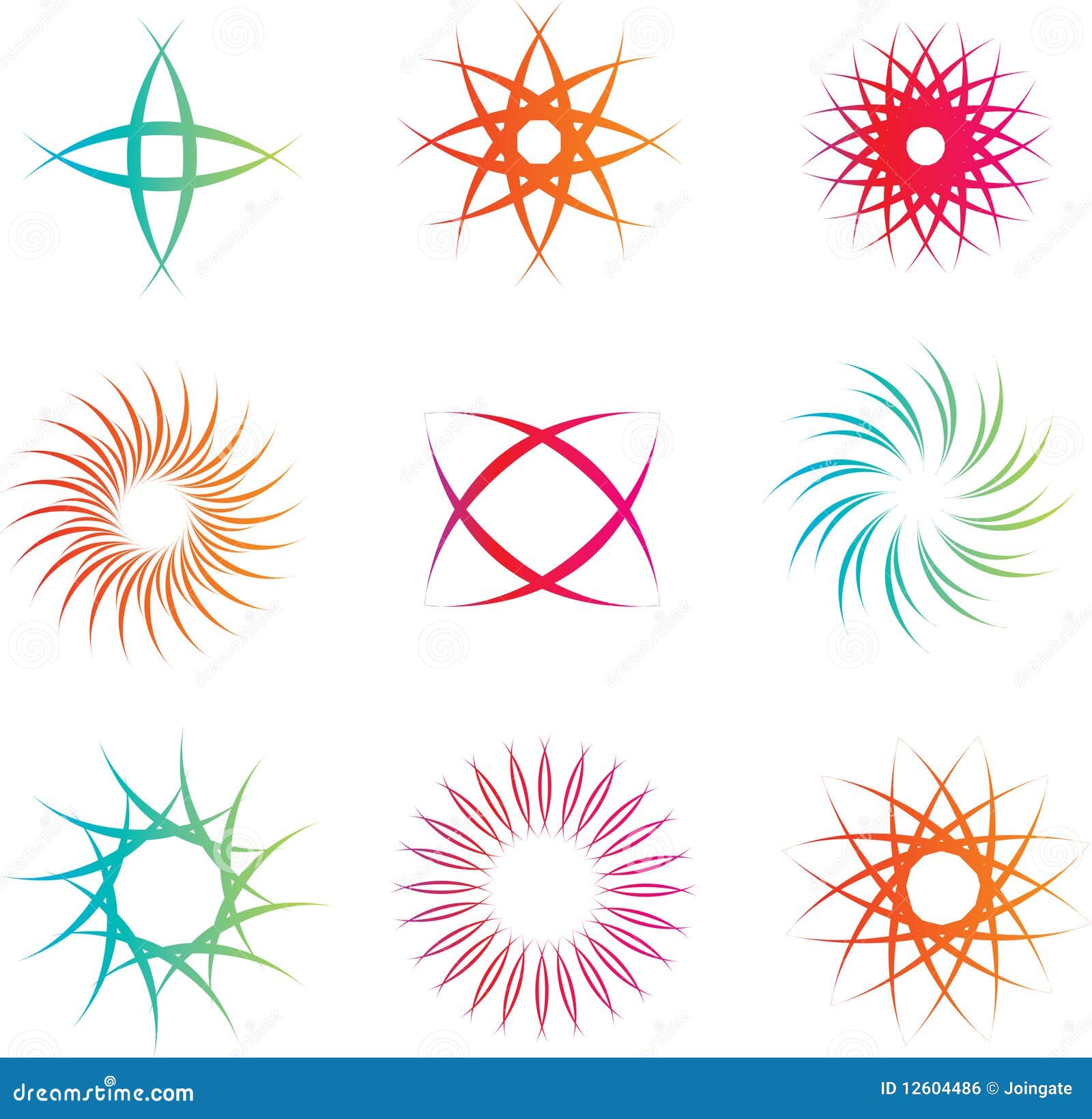 Logo Marks And Symbols Vector Illustration | CartoonDealer.com #12634606