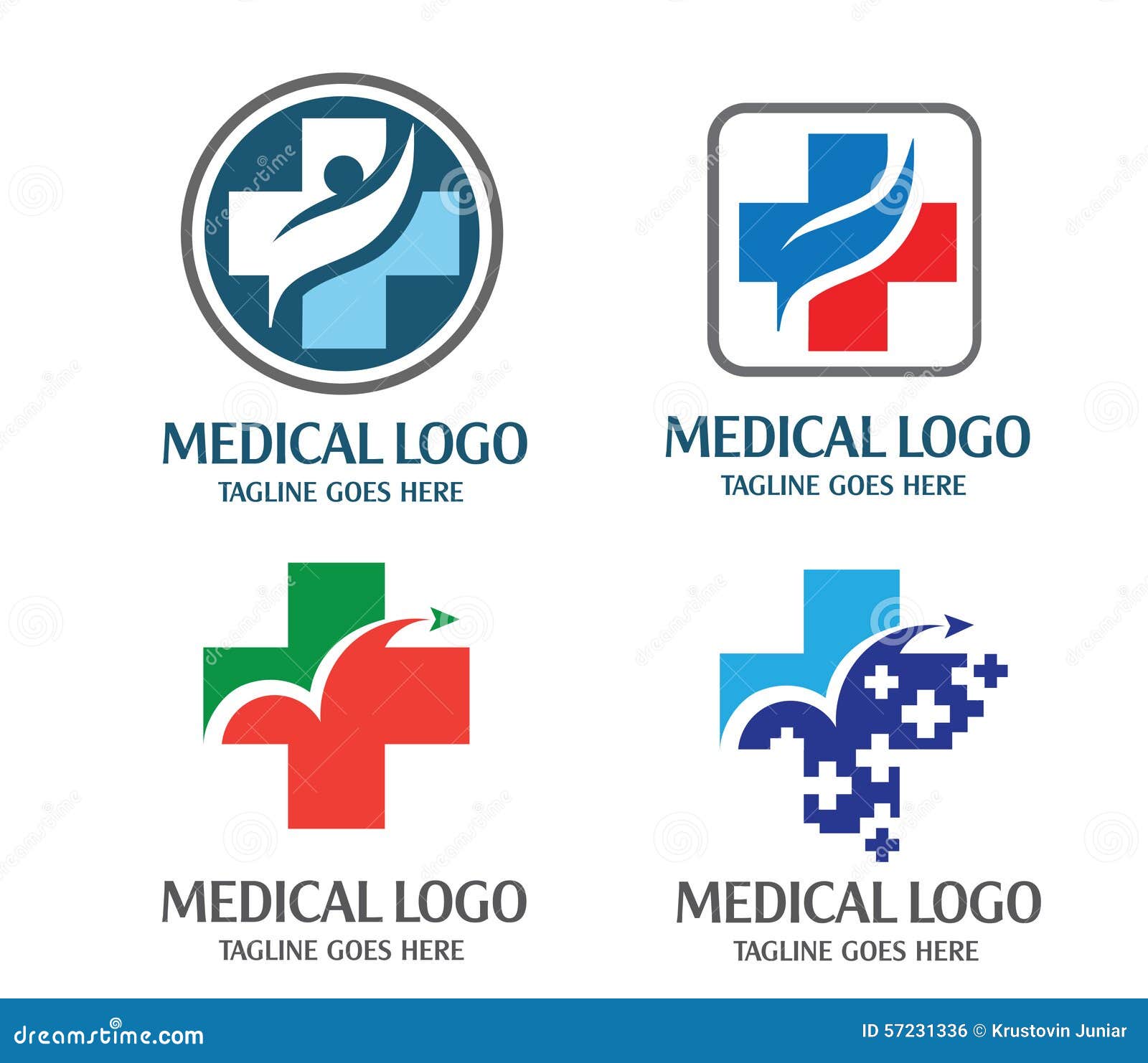 Logo medico illustrazione vettoriale. Illustrazione di commercio - 57231336