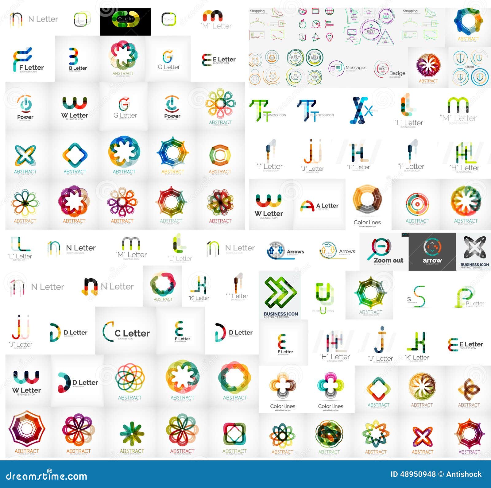 Logo Mega Collection Vector Illustration | CartoonDealer.com #48950948