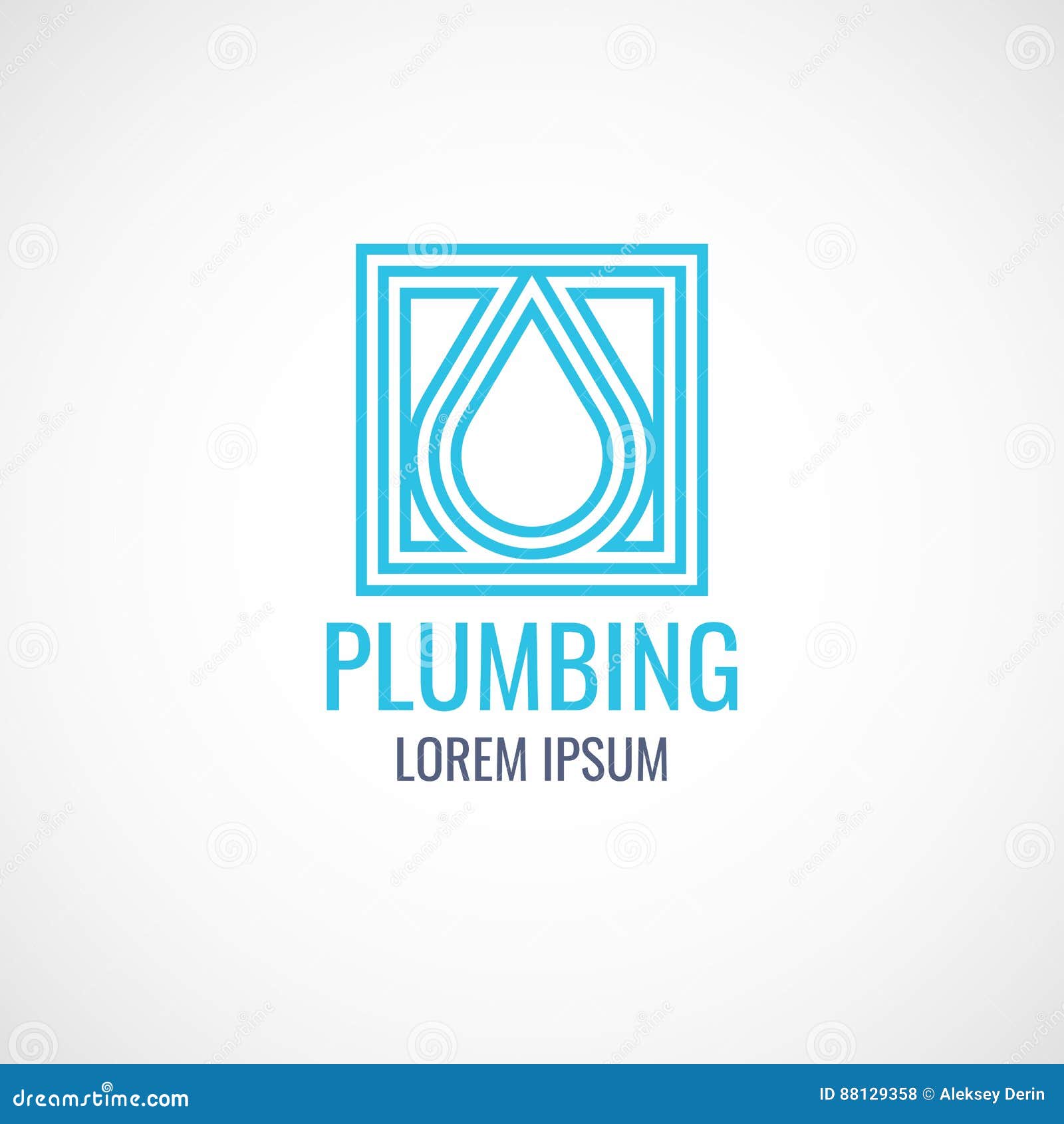 Logo, Mettant D'aplomb Le Service Illustration de Vecteur ...