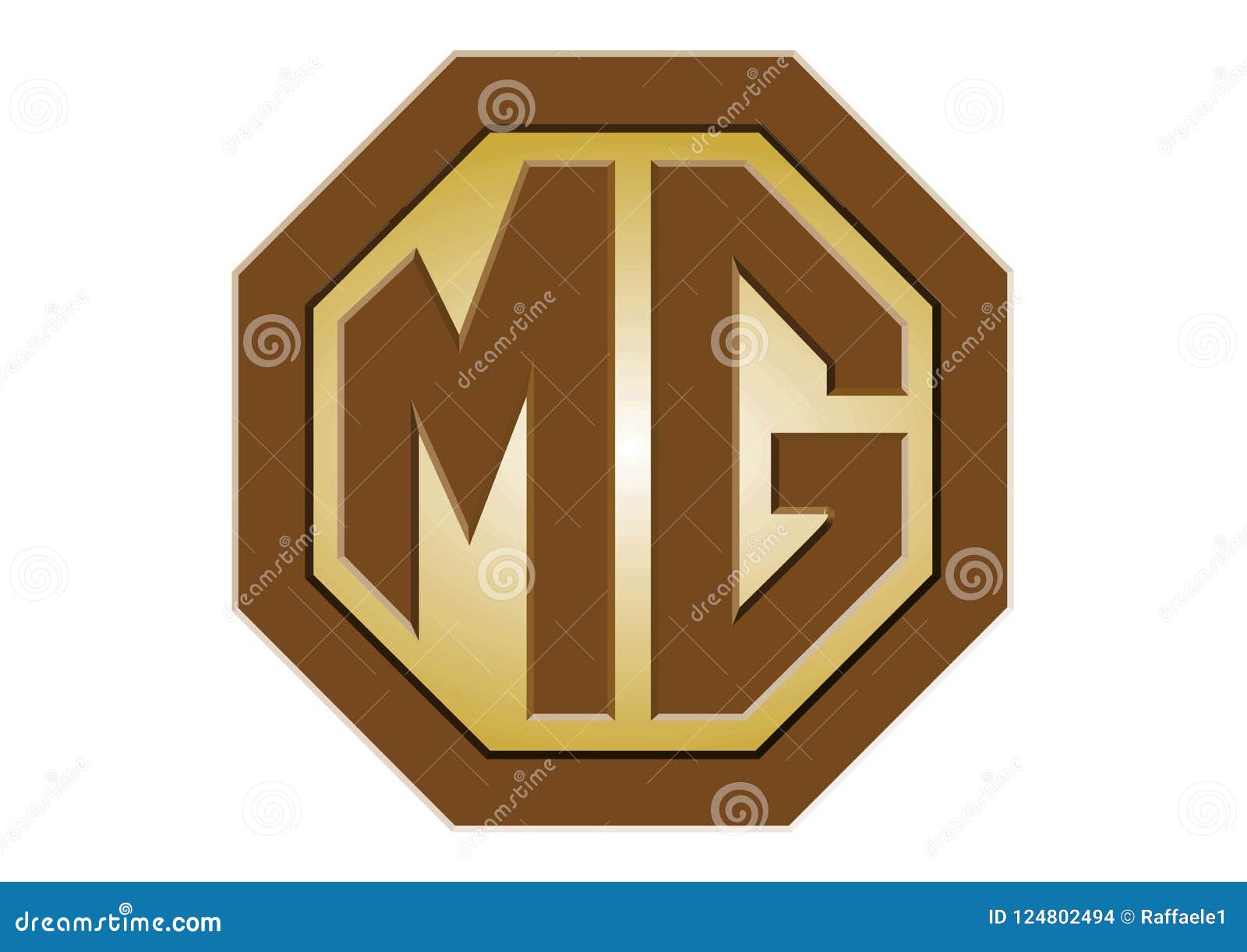 Logo MG editorial stock image. Illustration of logo - 124802494