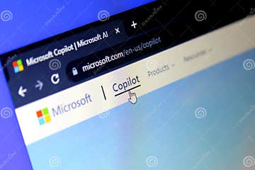 Microsoft Copilot AI Chatbot Logo Editorial Photo - Image of editorial ...
