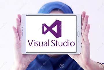 Microsoft Visual Studio Logo Editorial Stock Photo - Image of code ...