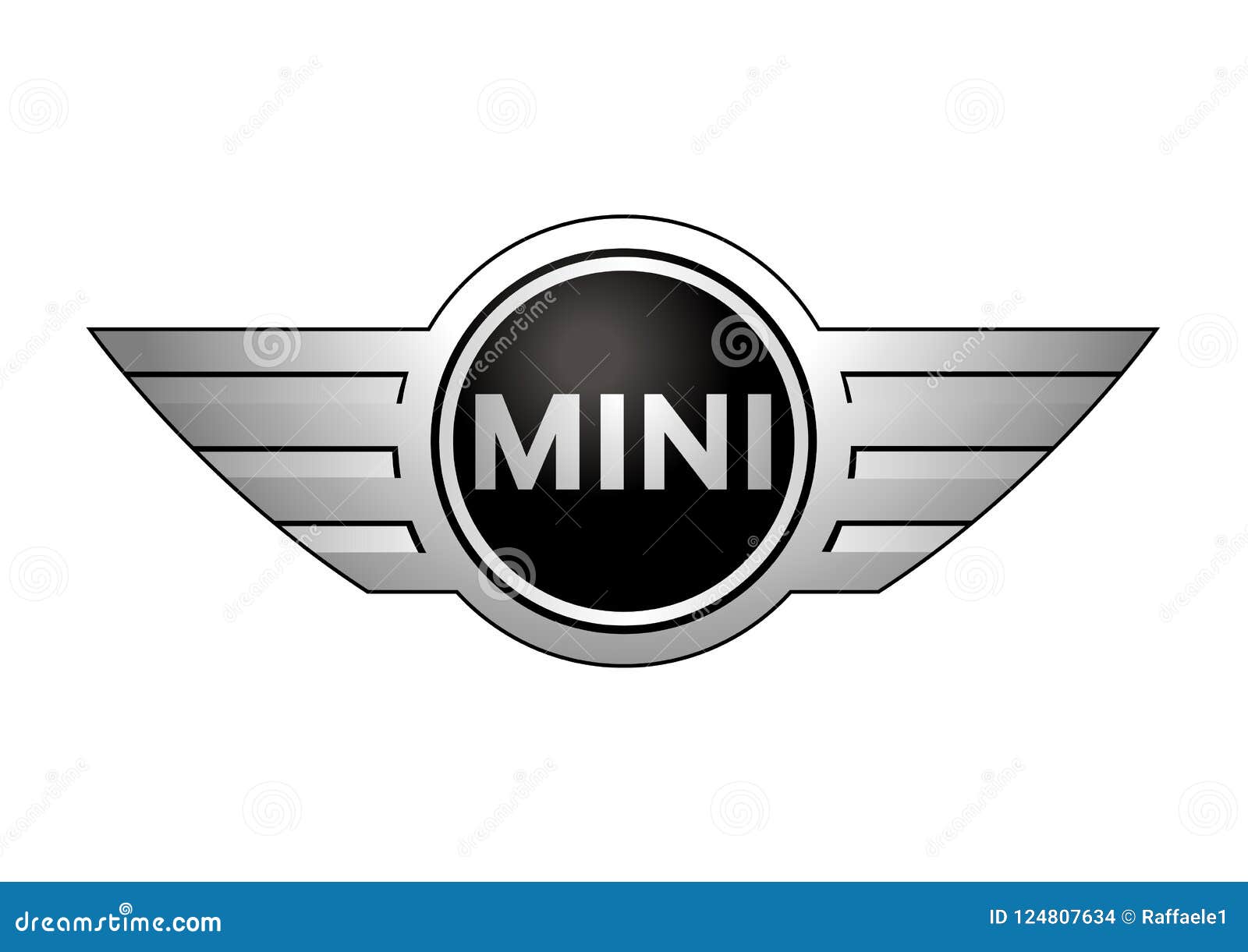 Logo Mini redaktionelles stockbild. Illustration von mini - 124807634