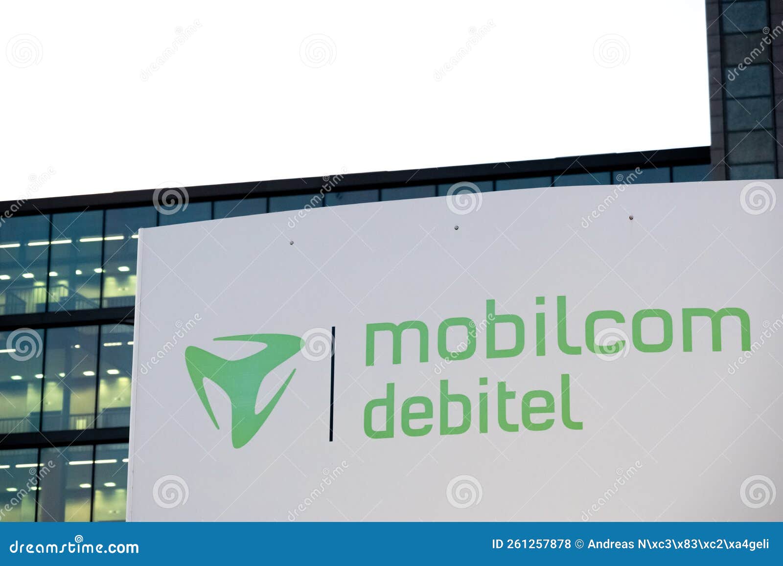 Logo of Mobilcom Debitel in Stuttgart Editorial Stock Photo - Image of ...
