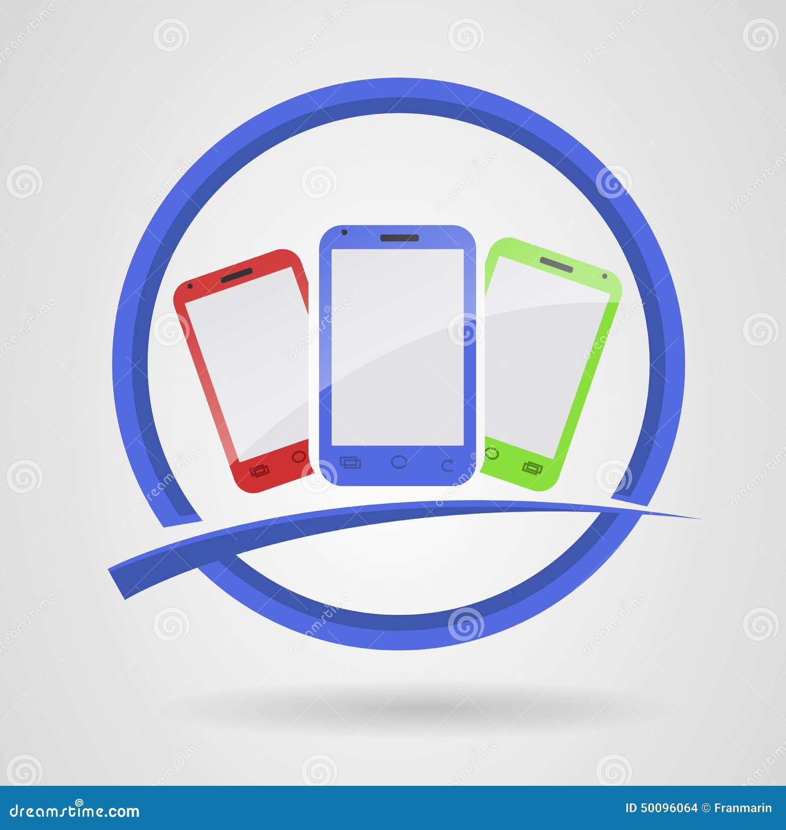 Logo mobile stock vector. Illustration of tech, cell - 50096064