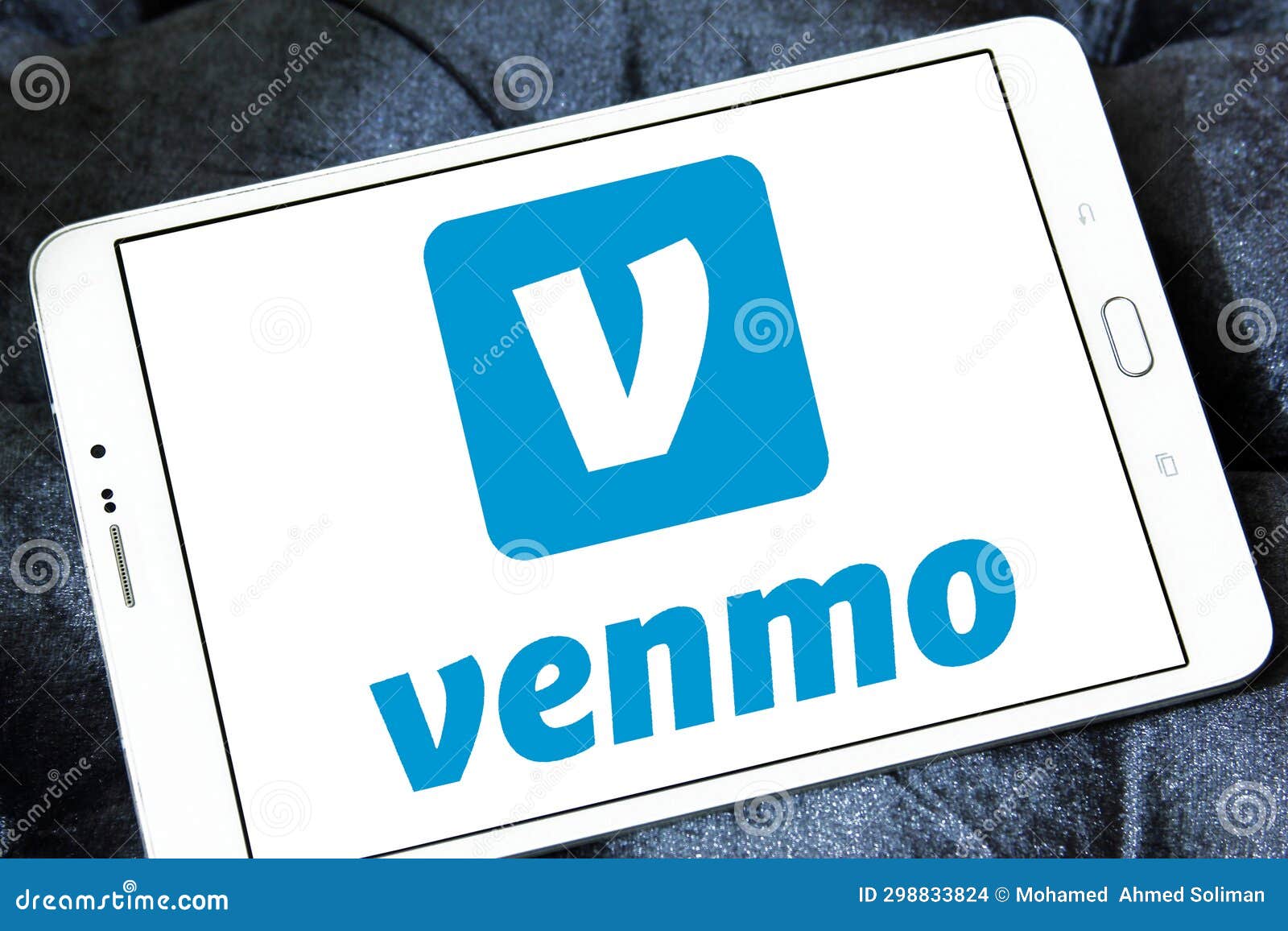 Venmo payments logo editorial stock image. Image of application - 298833824