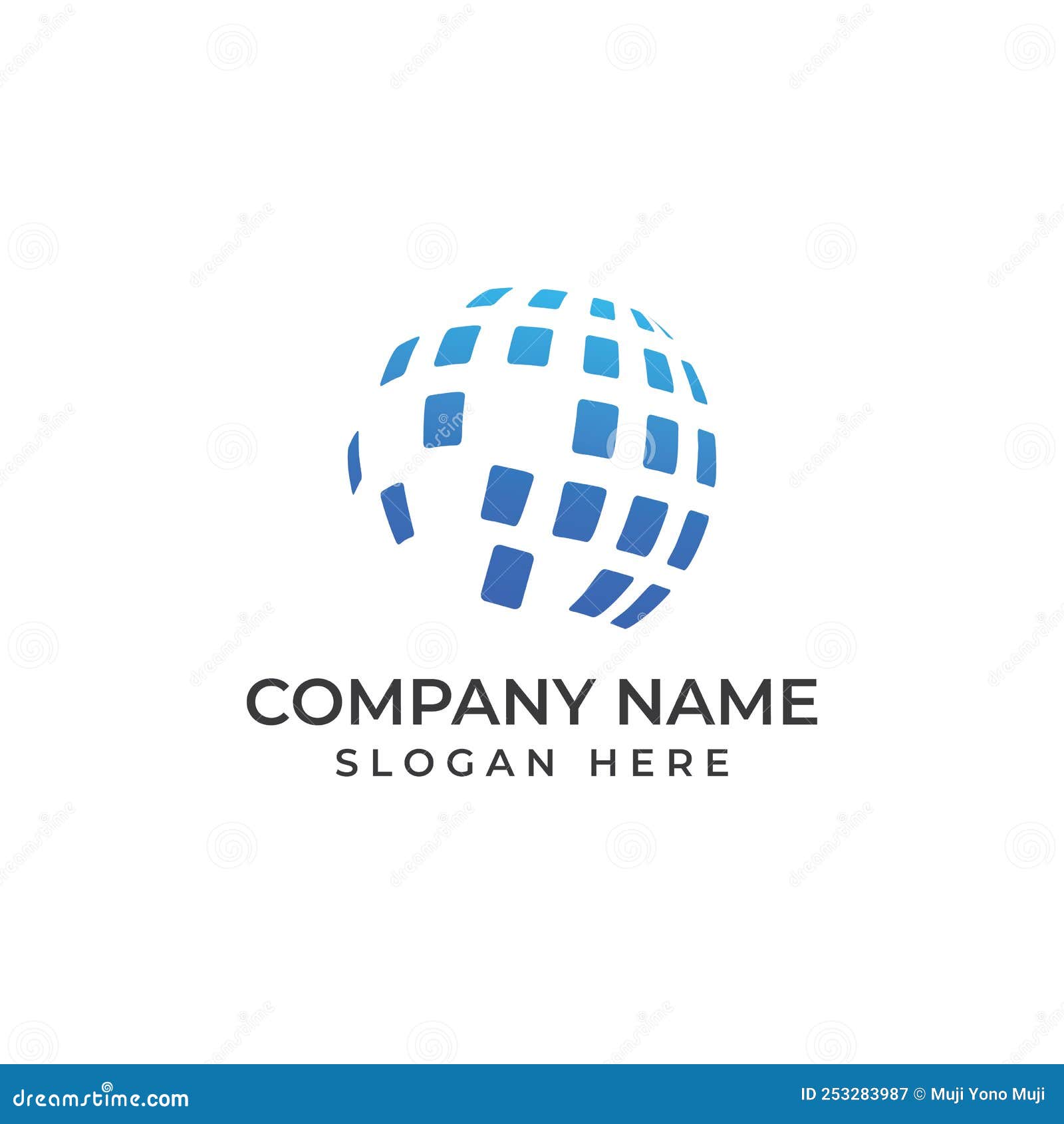 Modern Digital Tech World Logo, Global or Tech Planet, and Digital Tech ...