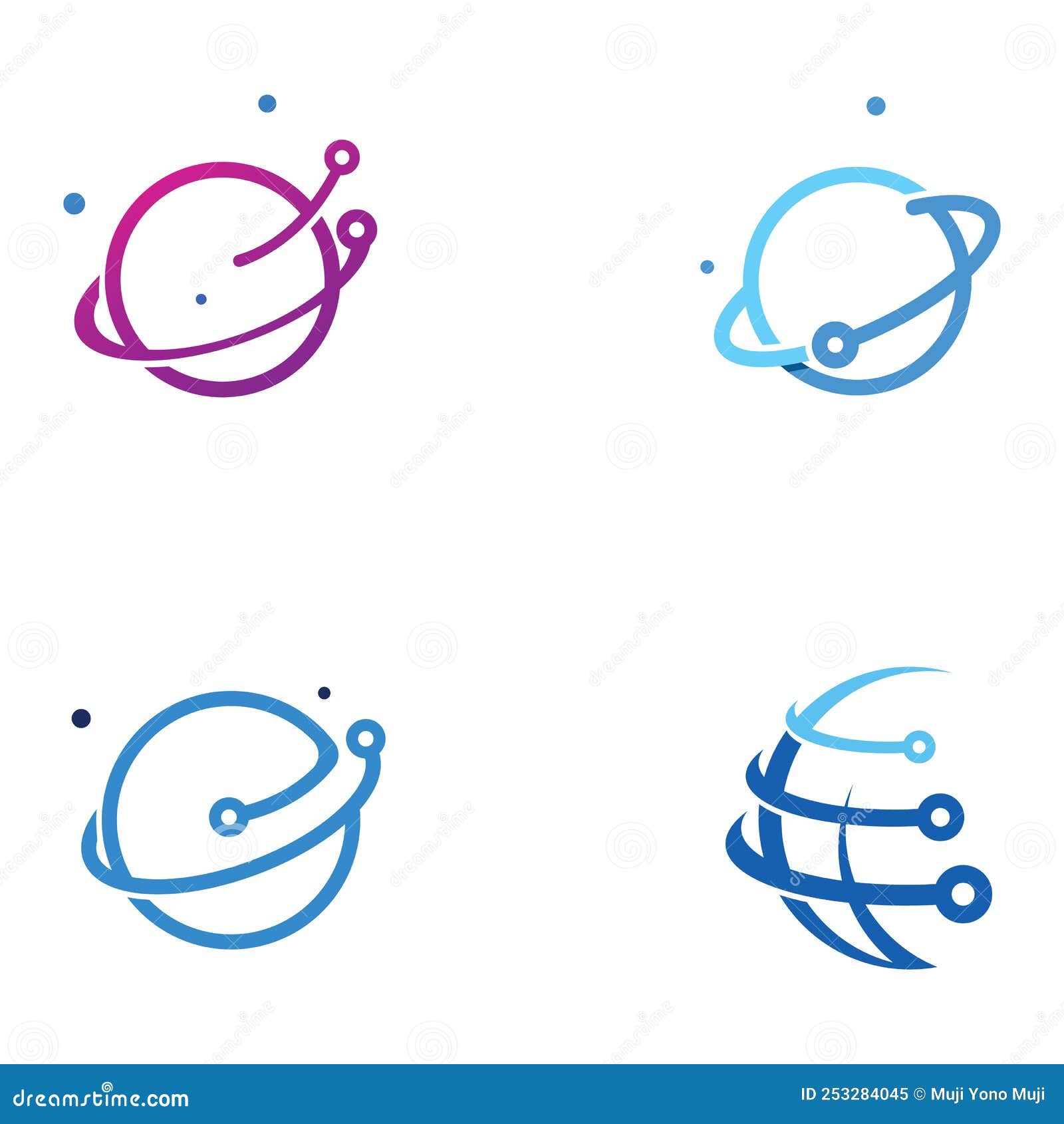 Modern Digital Tech World Logo, Global or Tech Planet, and Digital Tech ...