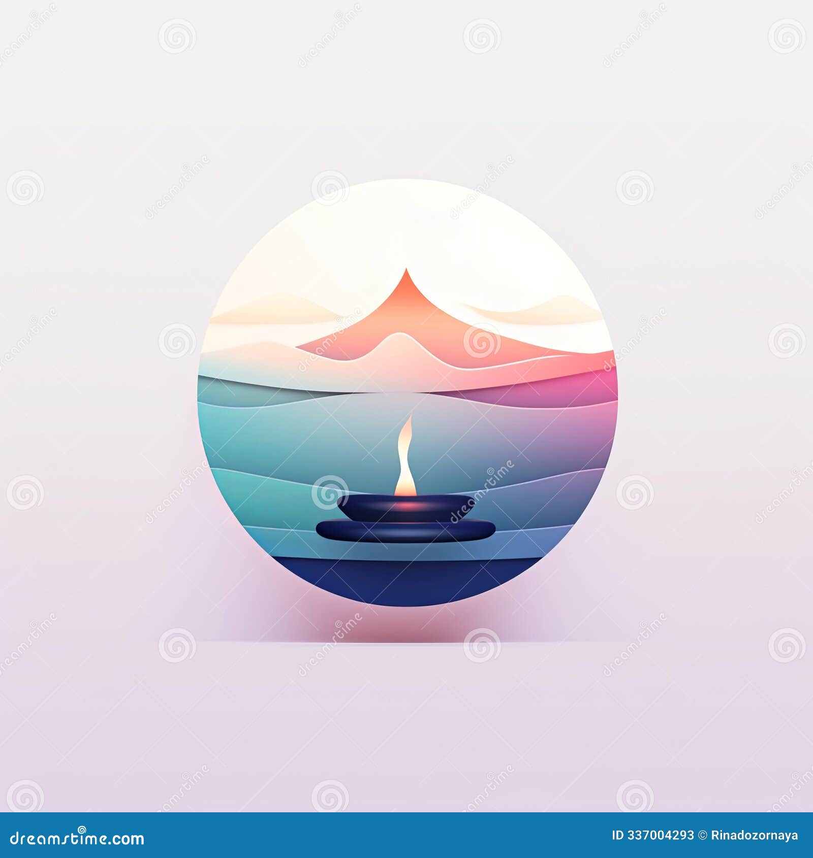 Logo for Modern Spa. Modern Color Palette in Gradient. Stock ...