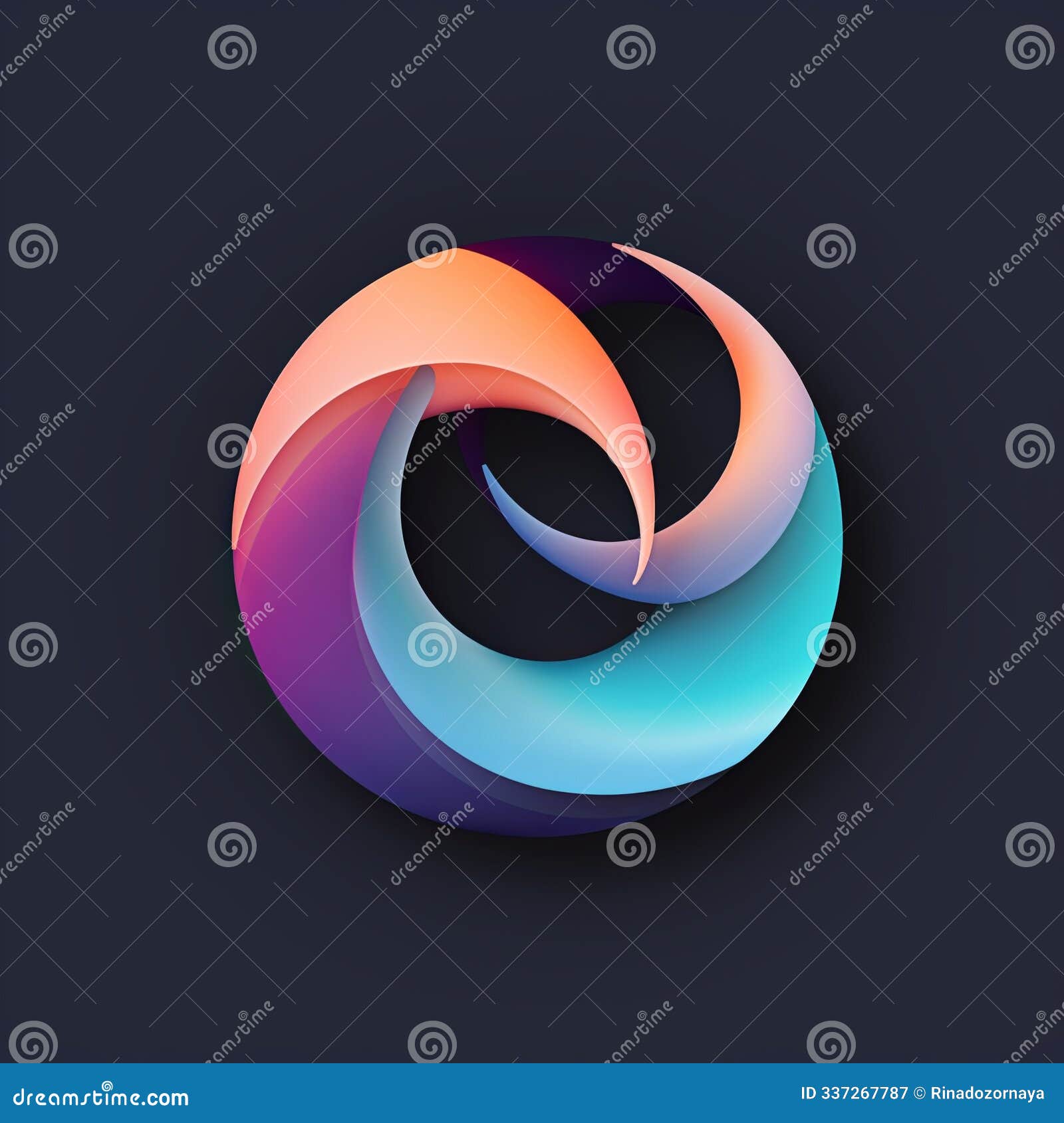 Logo for Modern Spa. Modern Color Palette in Gradient. Stock ...