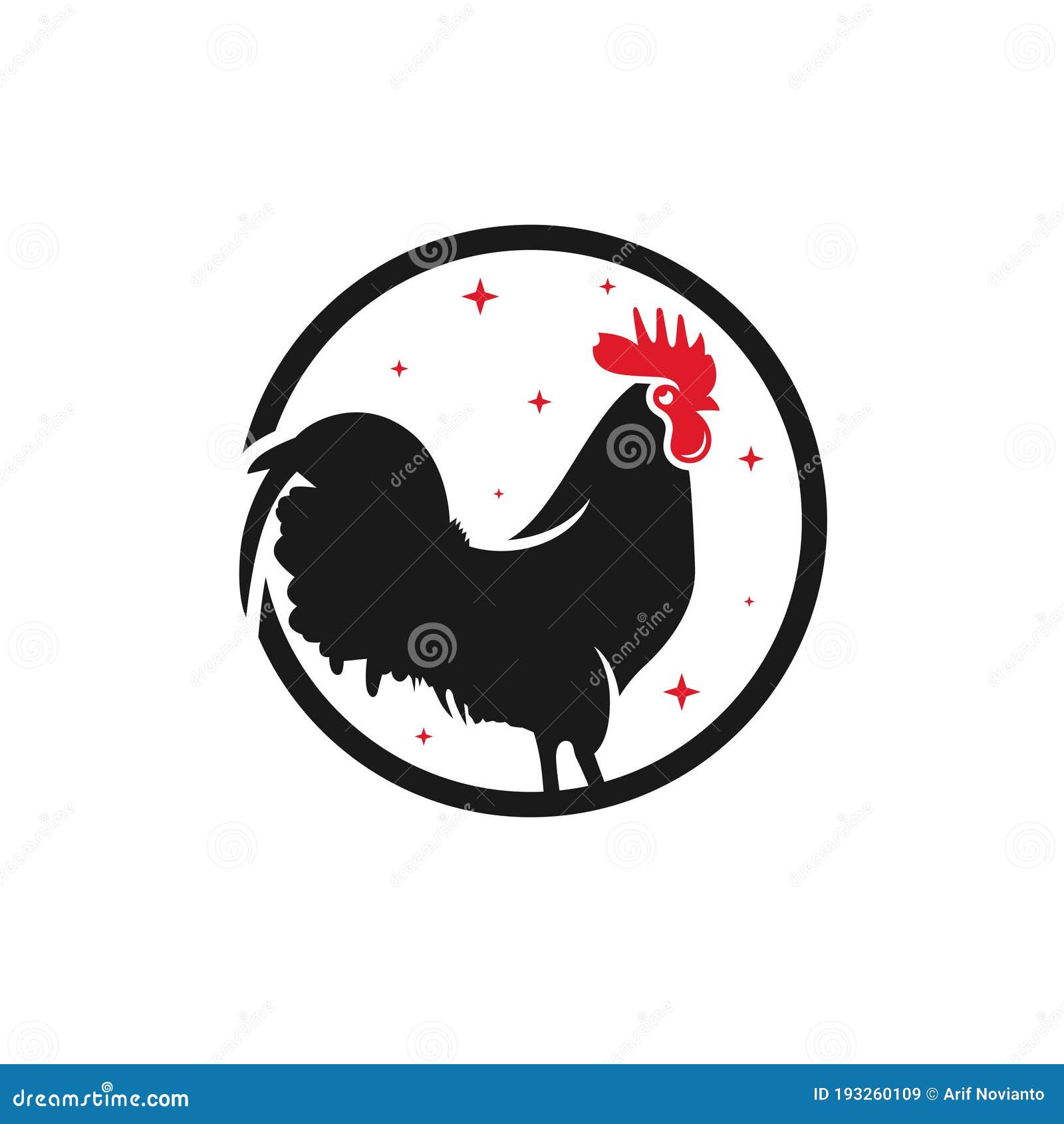 Logo Moderne De L'élevage De Poules Illustration de Vecteur ...
