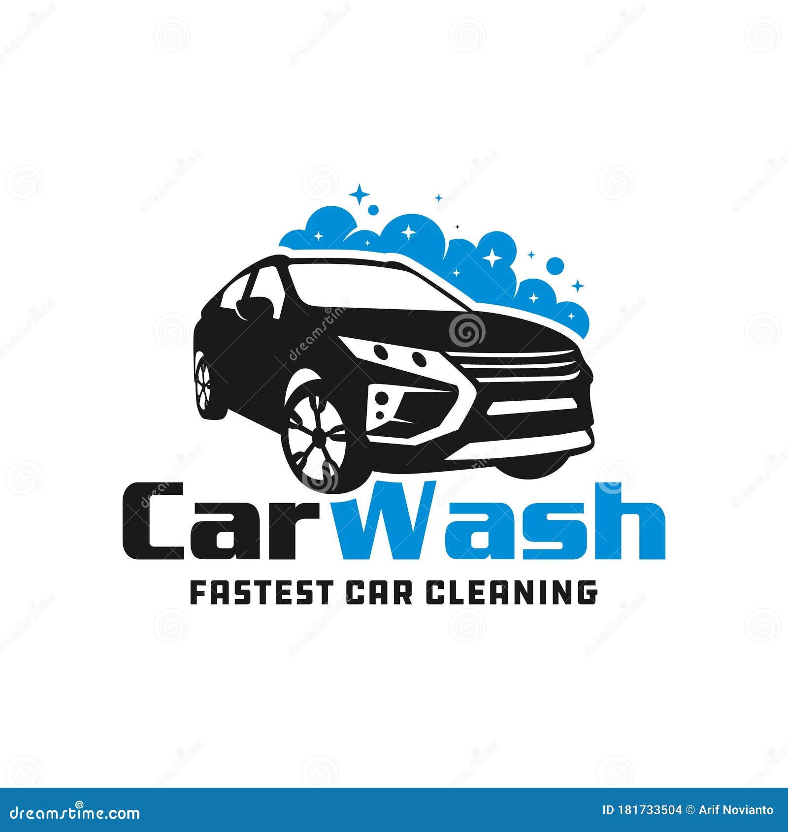 Logo Moderne De La Station De Lavage Illustration de Vecteur ...