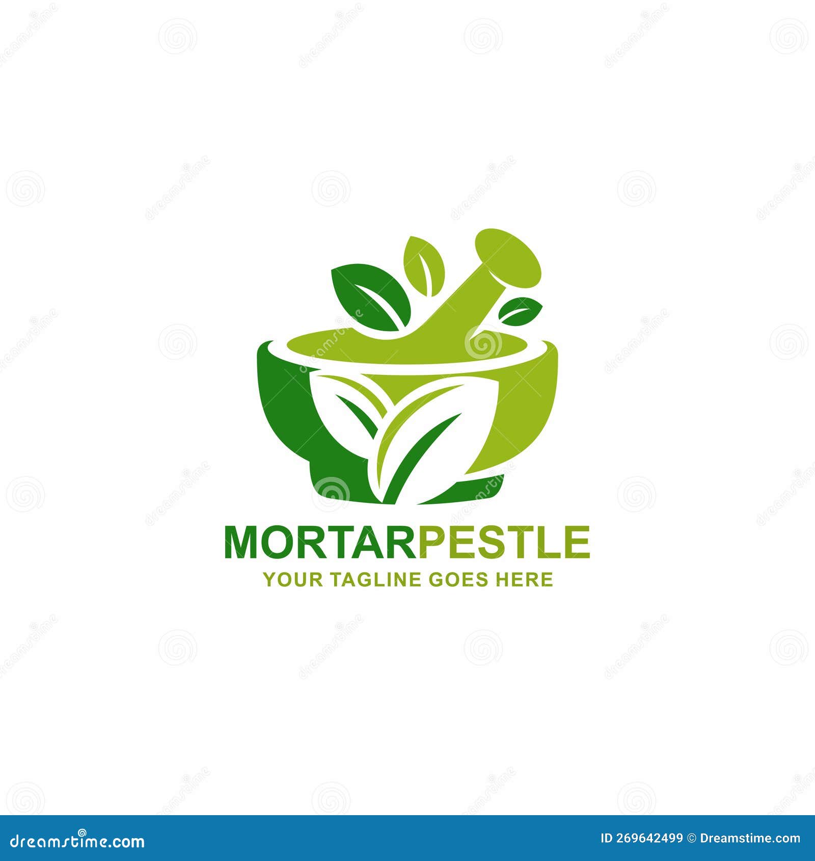 Logo mortier et pilon illustration de vecteur. Illustration du soin ...