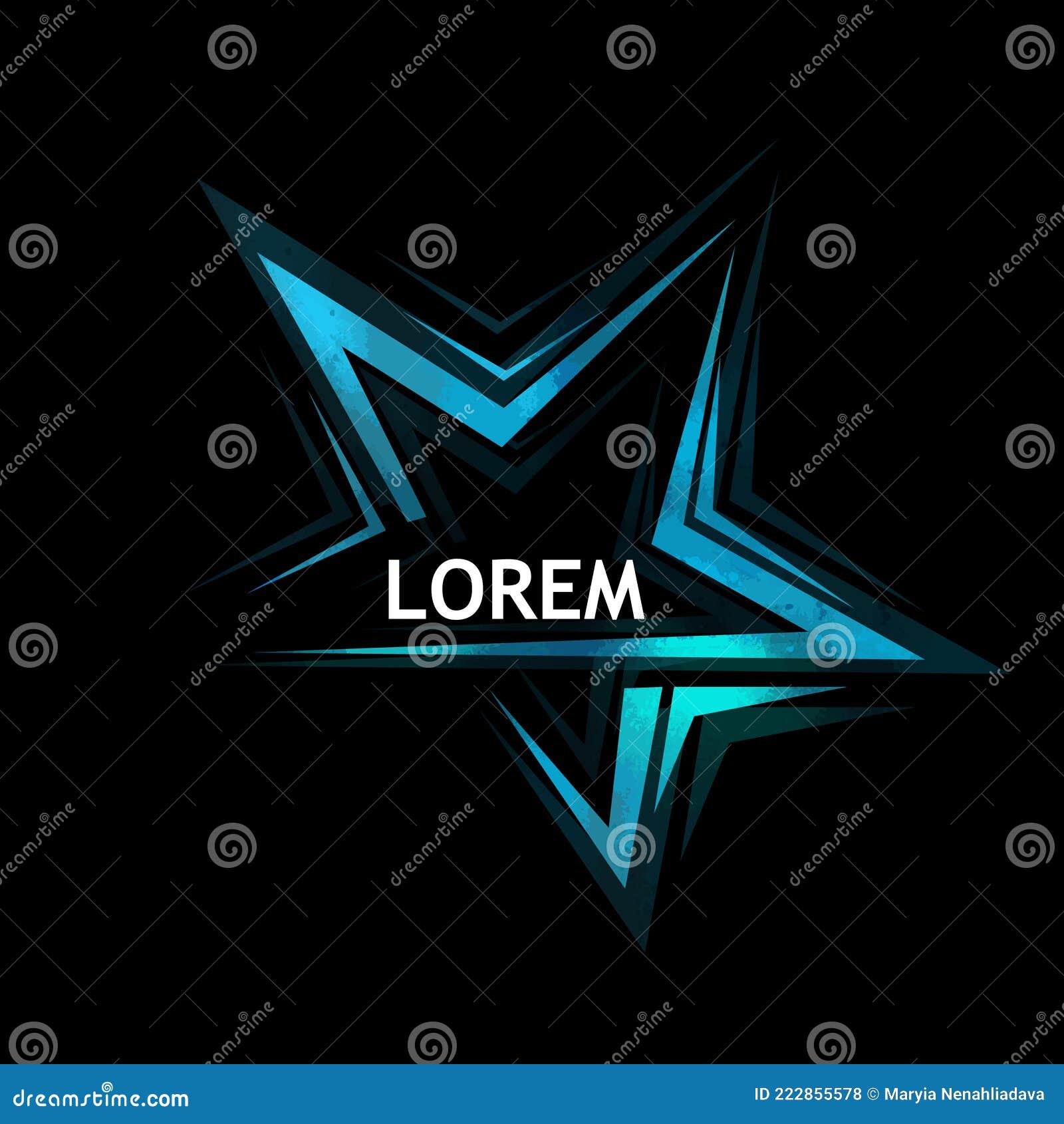 The Logo is a Multi-colored Star. Vector Illustration Stock Vector ...