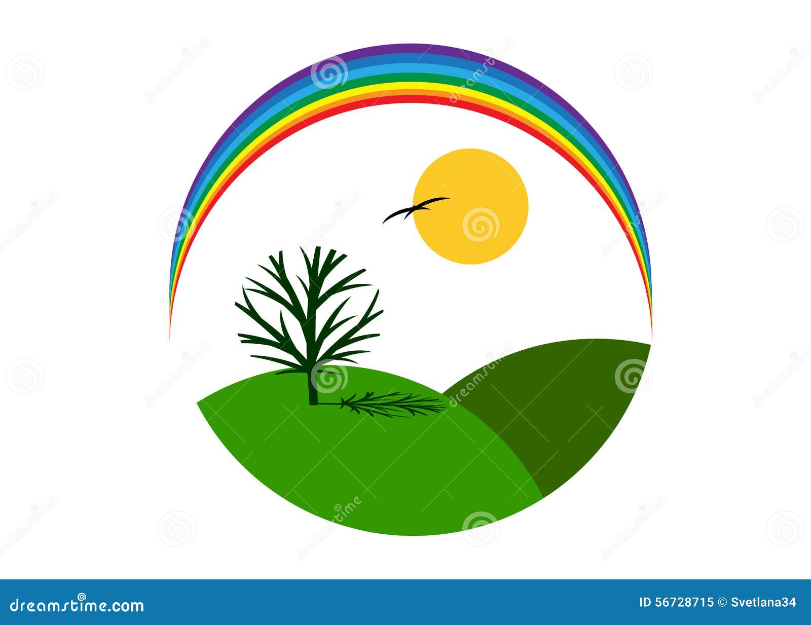 Logo Nature illustration stock. Illustration du environnement - 56728715
