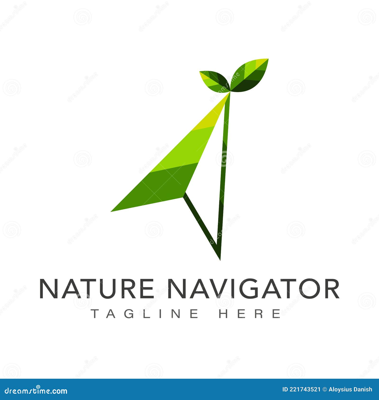 Compass Signs Logo for Nature Bussiness Stock Vector - Illustration of ...