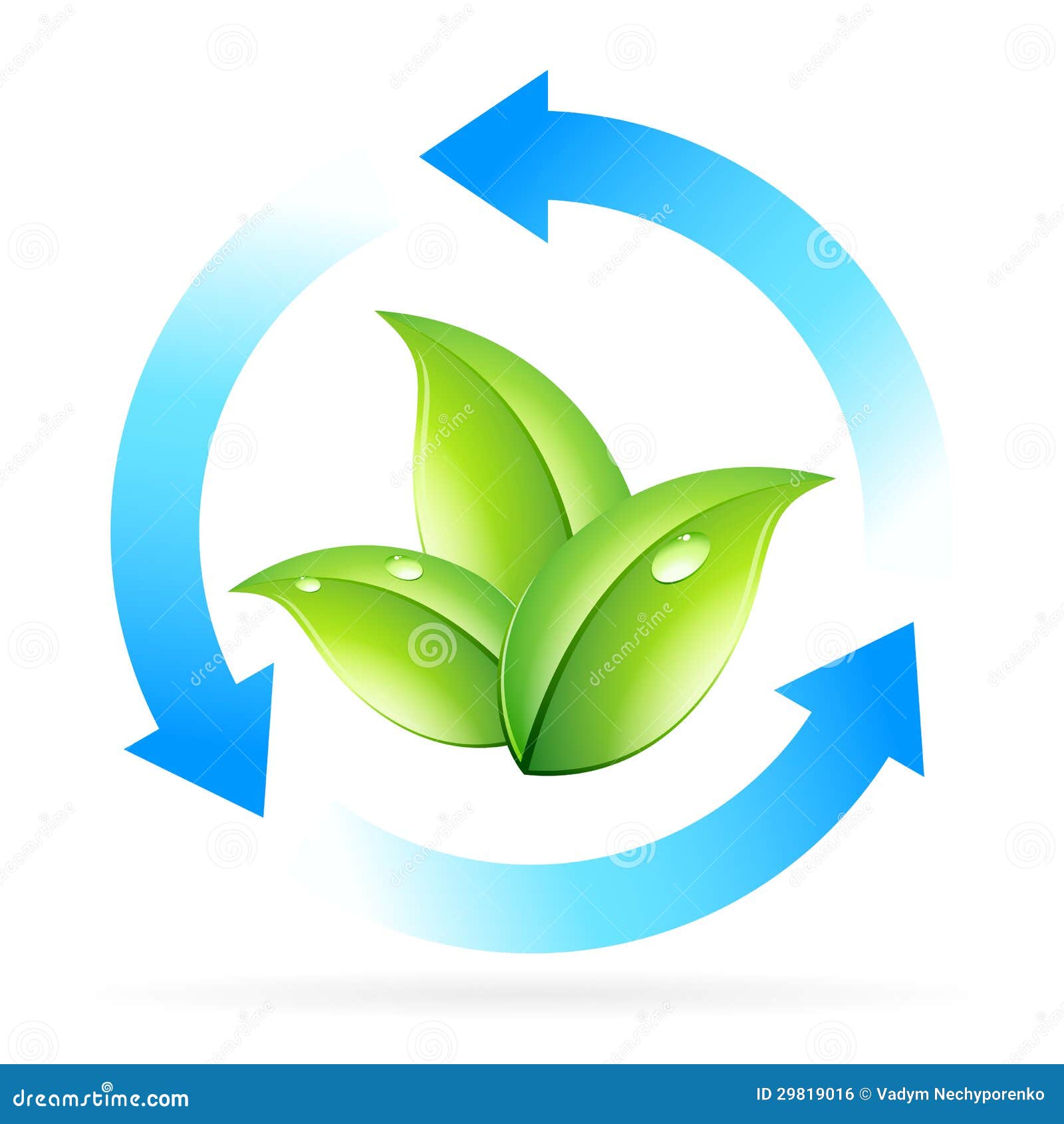 Logo Nature Recycle stock vector. Illustration of business - 29819016