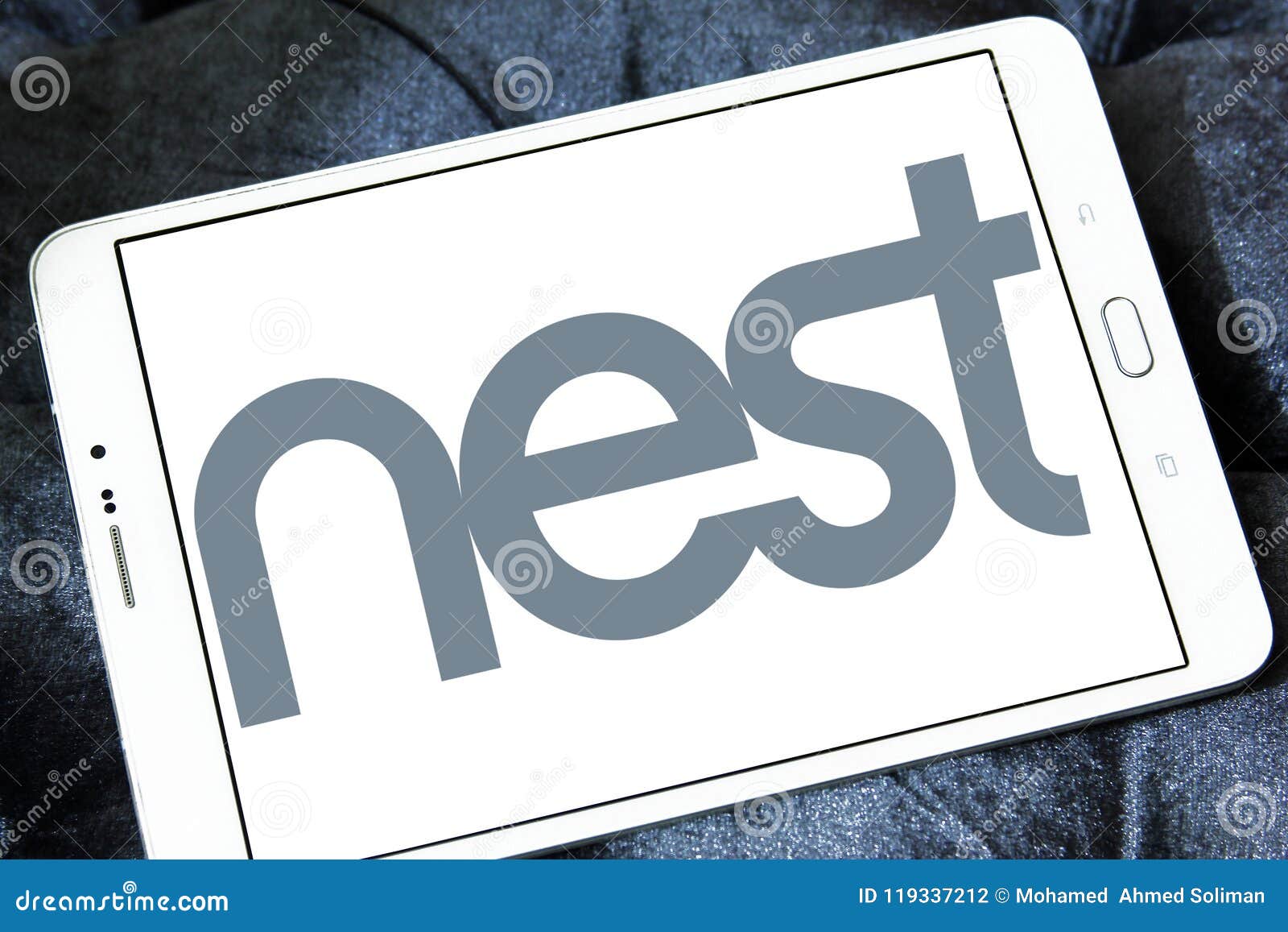 Nest Technology Company Logo Editorial Photography - Image of motto ...