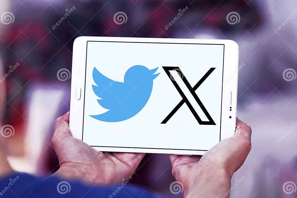 X twitter logo editorial stock image. Image of illustrative - 297706249