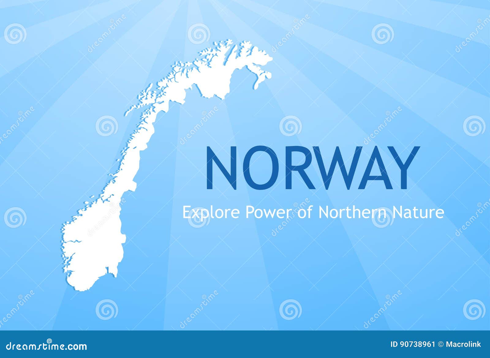 Logo of Norway stock vector. Illustration of color, northern - 90738961