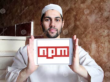 Npm software logo editorial image. Image of editorial - 118489155