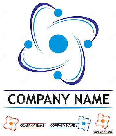 Logo nuclear power station stock vector. Illustration of nuclear - 4971464