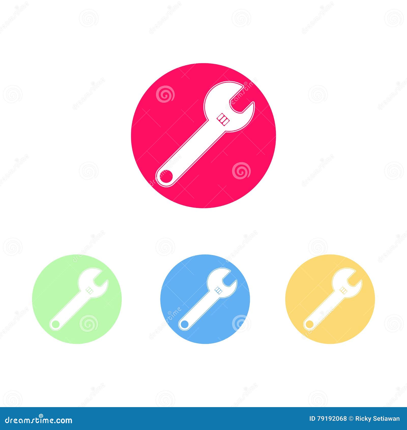 Logo o icone della chiave illustrazione vettoriale. Illustrazione di ...