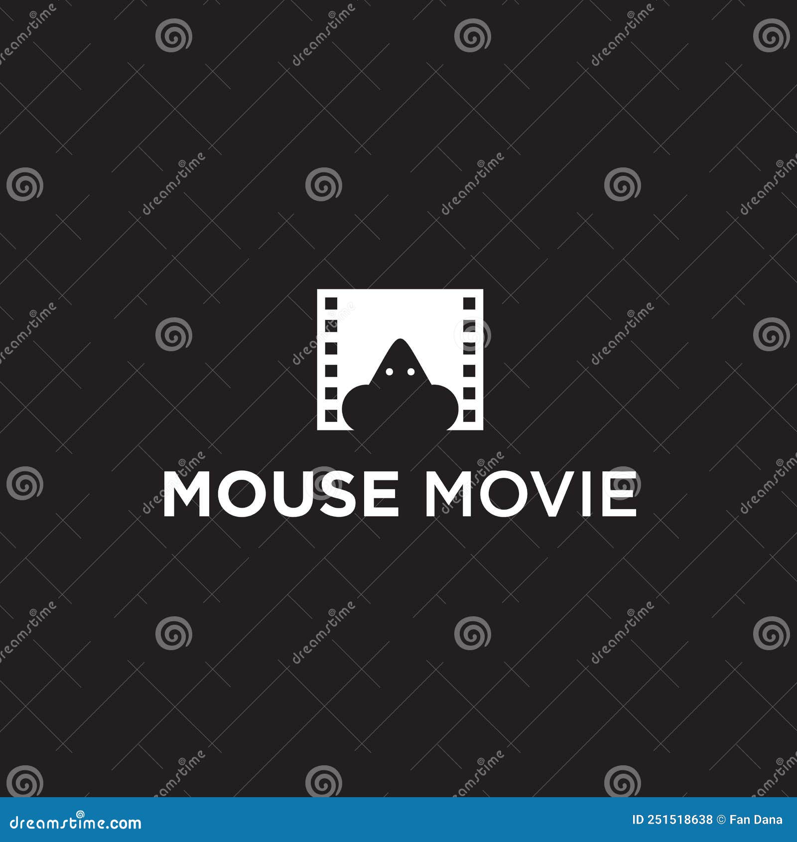 Logo oder Maus vektor abbildung. Illustration von zeile - 251518638