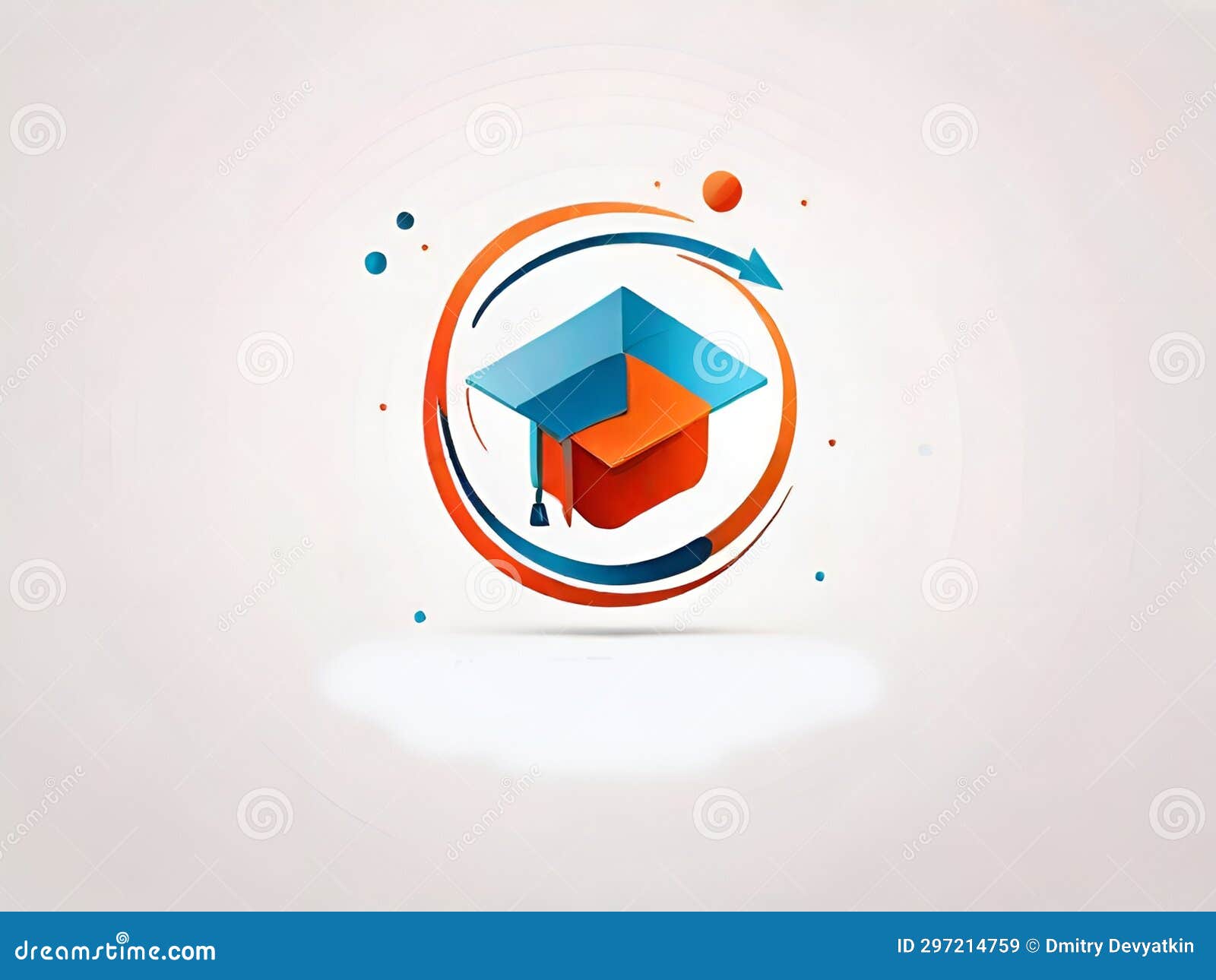 Logo of the online school stock illustration. Illustration of school ...